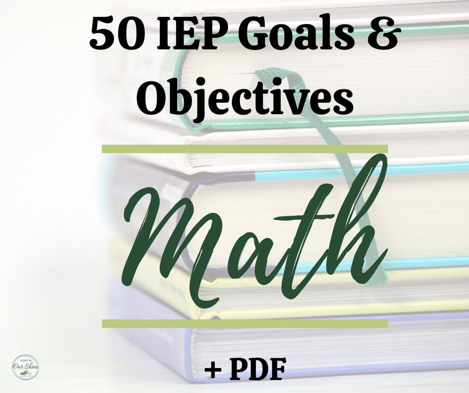50 Math IEP Goals And Objectives, Including Calculation And Computation