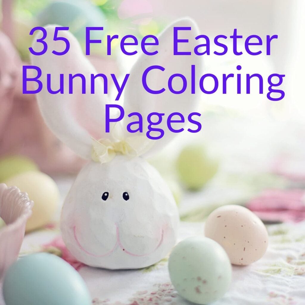 35 Free Easter Bunny Coloring Pages (Printable PDFs)