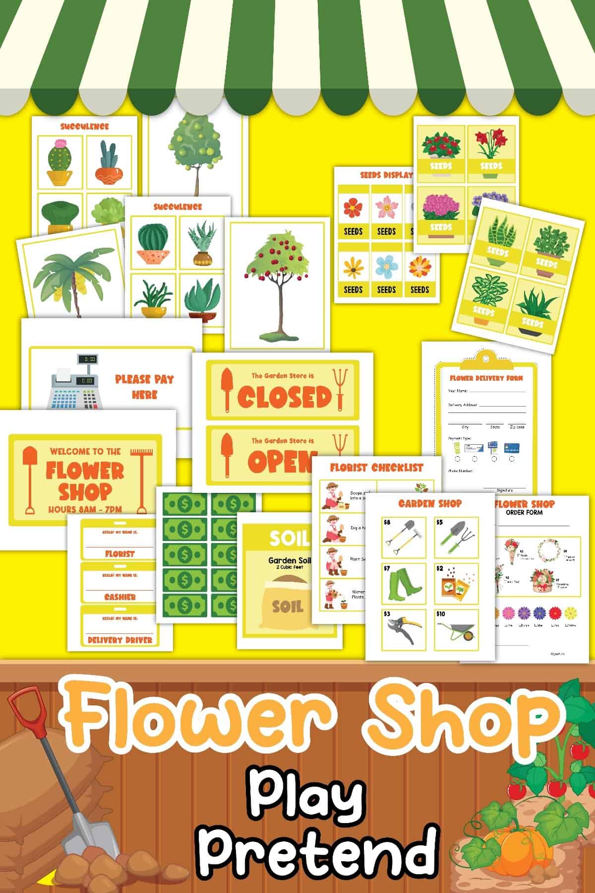 14 Pretend Play Ideas for all Ages (Free PDFs)