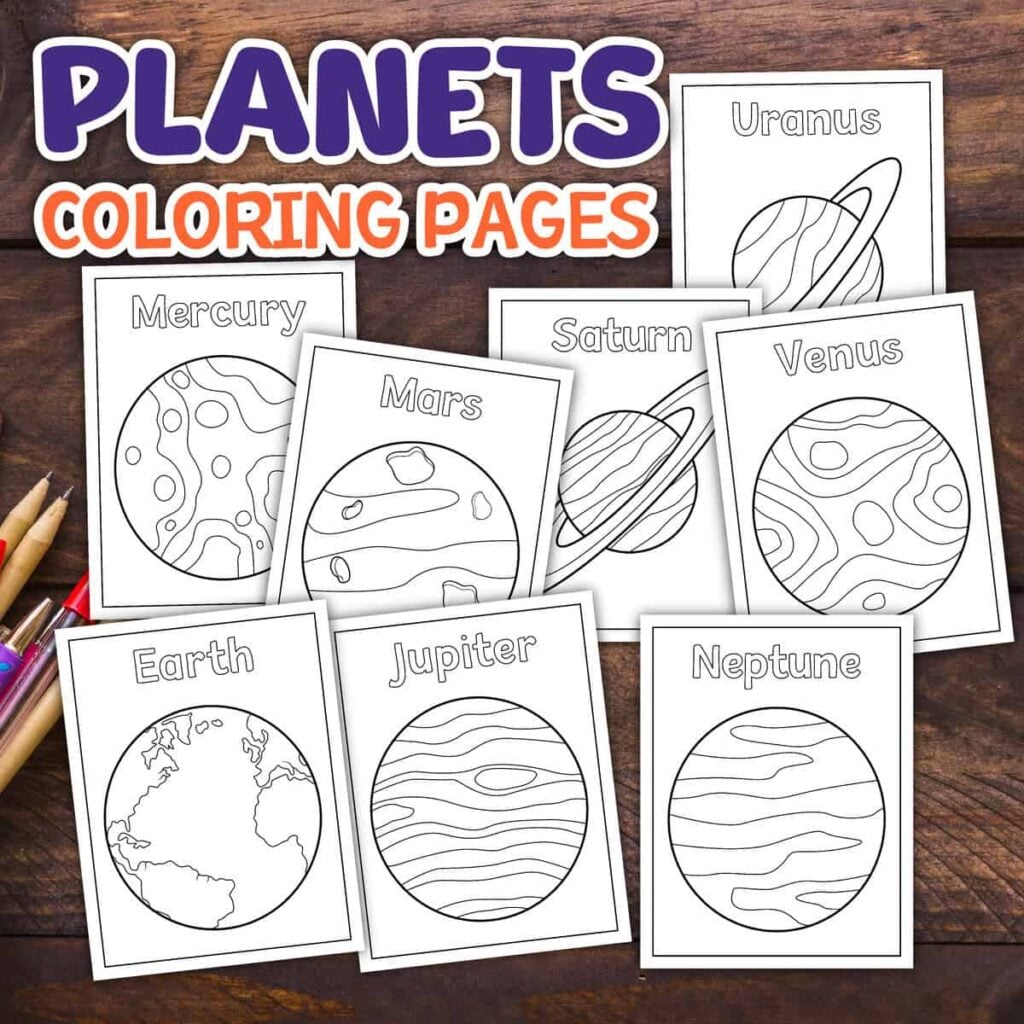 Ultimate Solar Systems Coloring Pages (9 Fascinating Planets!)