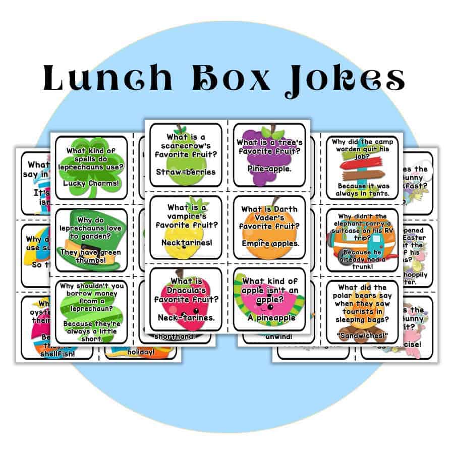 180 Free Lunch Box Jokes To Brighten Your Child's Day