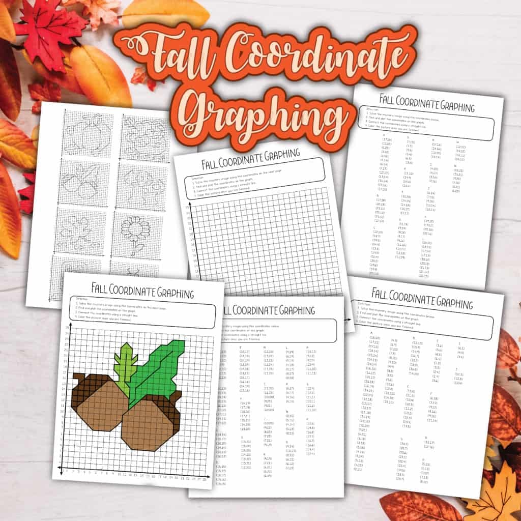 Fall Graphing Coordinate Worksheets: Free And Fun PDFs