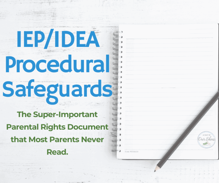 What Are Your IEP Parents Rights? They're In That Booklet No One Reads.