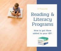 8 Popular Reading Programs {+how to get them in your IEP!}
