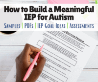 Working Memory IEP Goals | Examples | Accommodations