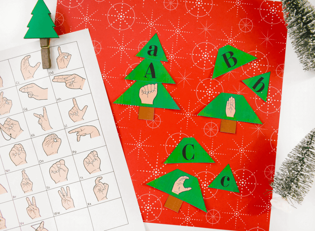 Christmas ASL: Free PDF Sign Language Activity