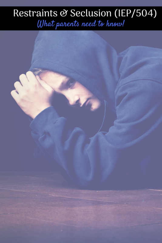{Seclusion and Restraint} What IEP parents need to know. • A Day In Our ...